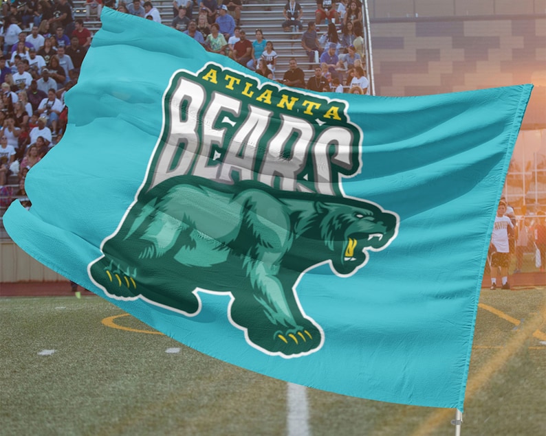 Custom School Spirit Flag: Team Cheer, Field Runner Flag - Etsy