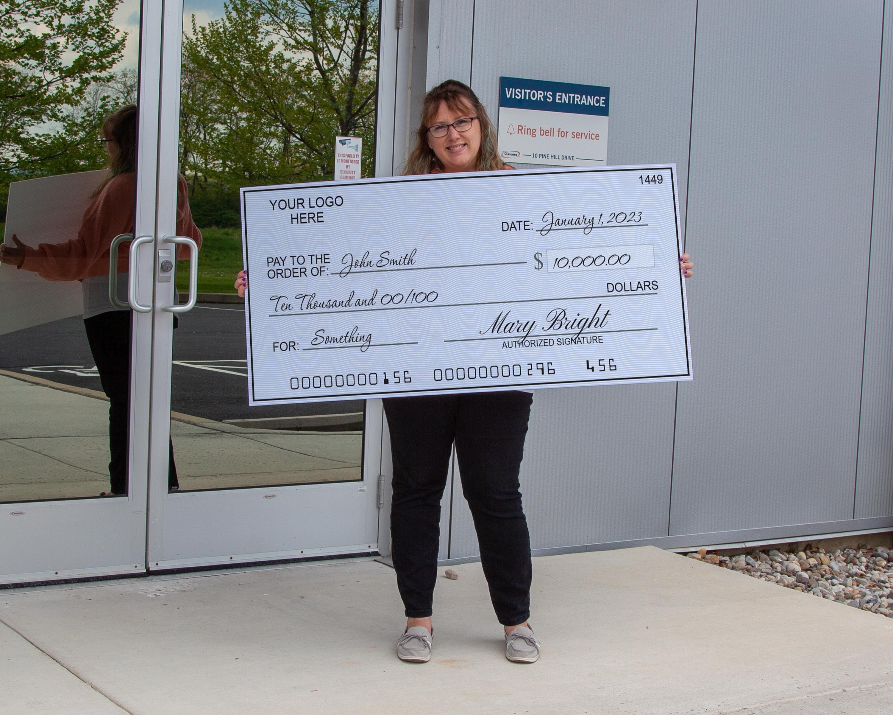 Custom Giant Charity Check: Oversized Presentation Check - Etsy