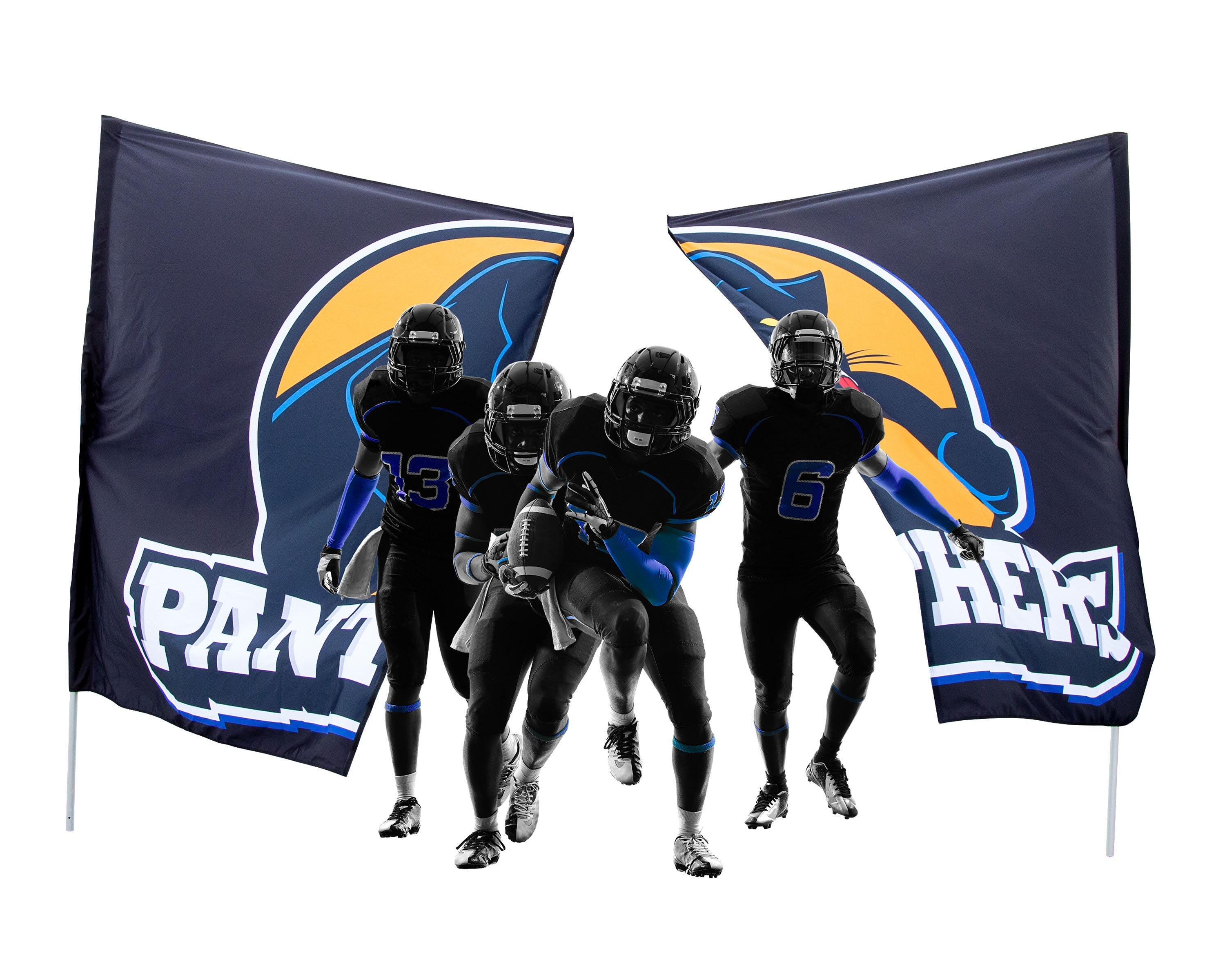 Breakaway Banner for Sports Games | Homecoming Football Run Through ...