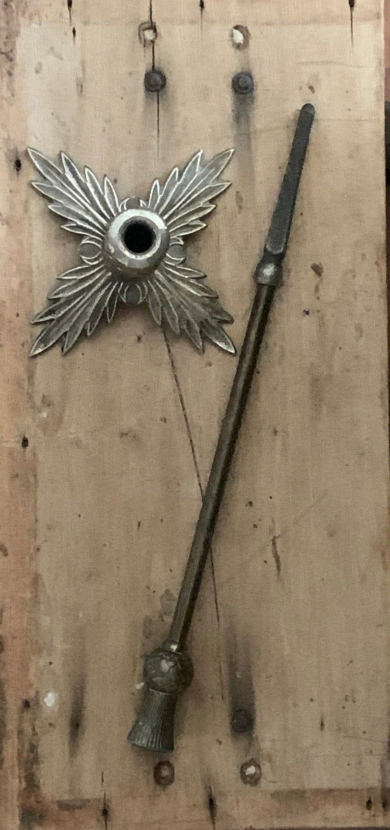 Vintage IANTHE Cast Fire Iron Poker and Stand Made in England - Etsy