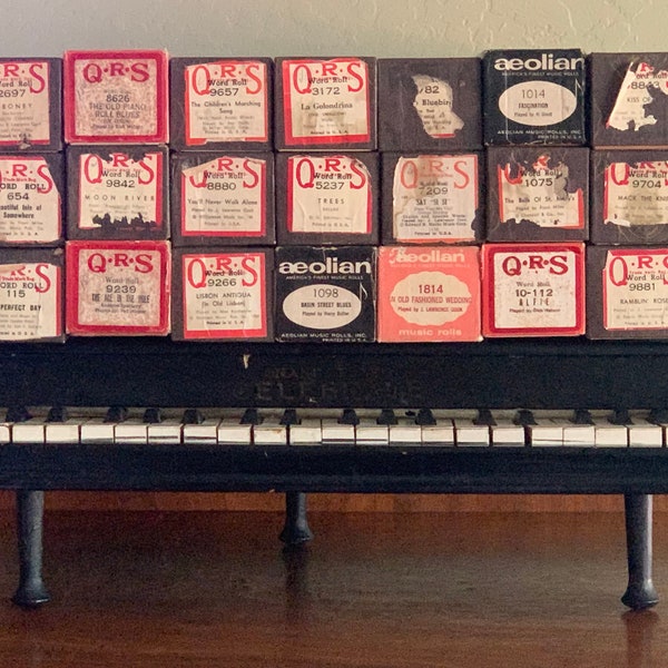 Player Piano Rolls - Etsy