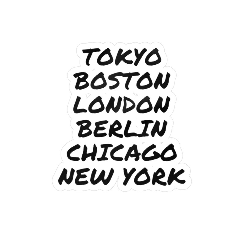 Marathon World Majors Vinyl Decals - Etsy