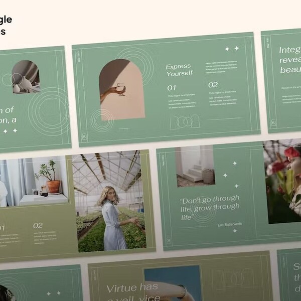 Google Slides Aesthetic - Etsy