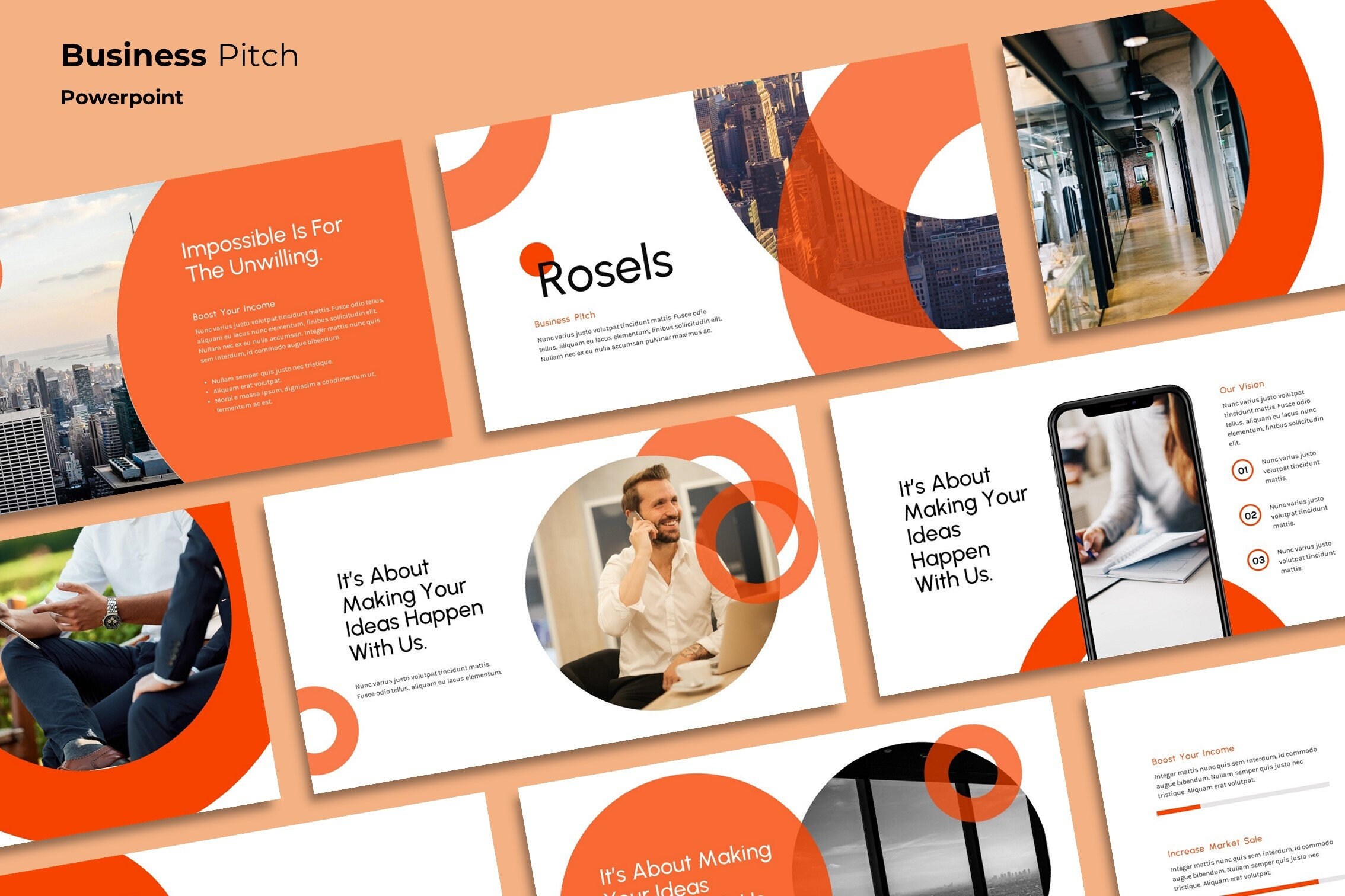 Business Pitch Powerpoint Template