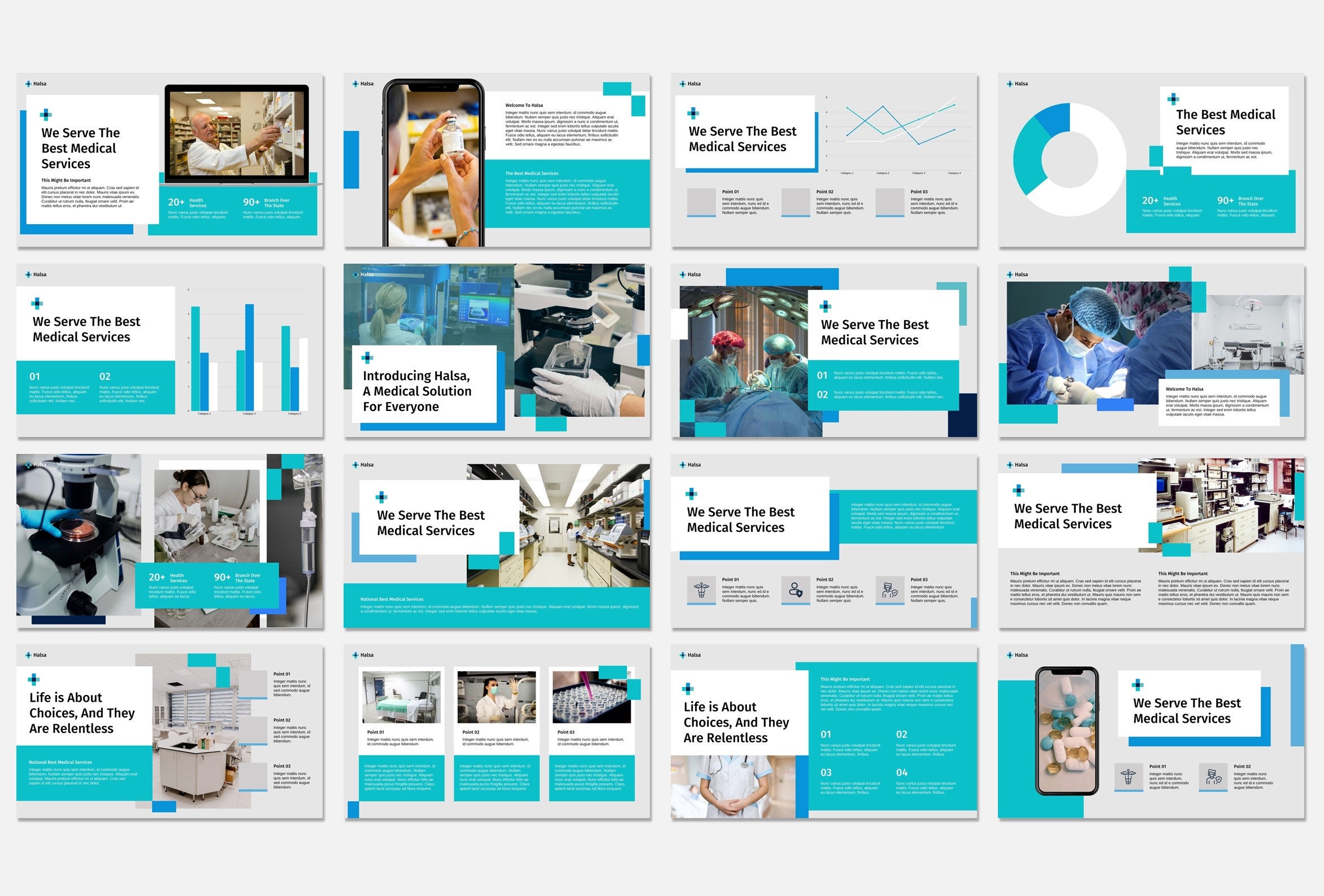 Medical Canva Presentation Template for Clinic, Healthcare, Doctor ...