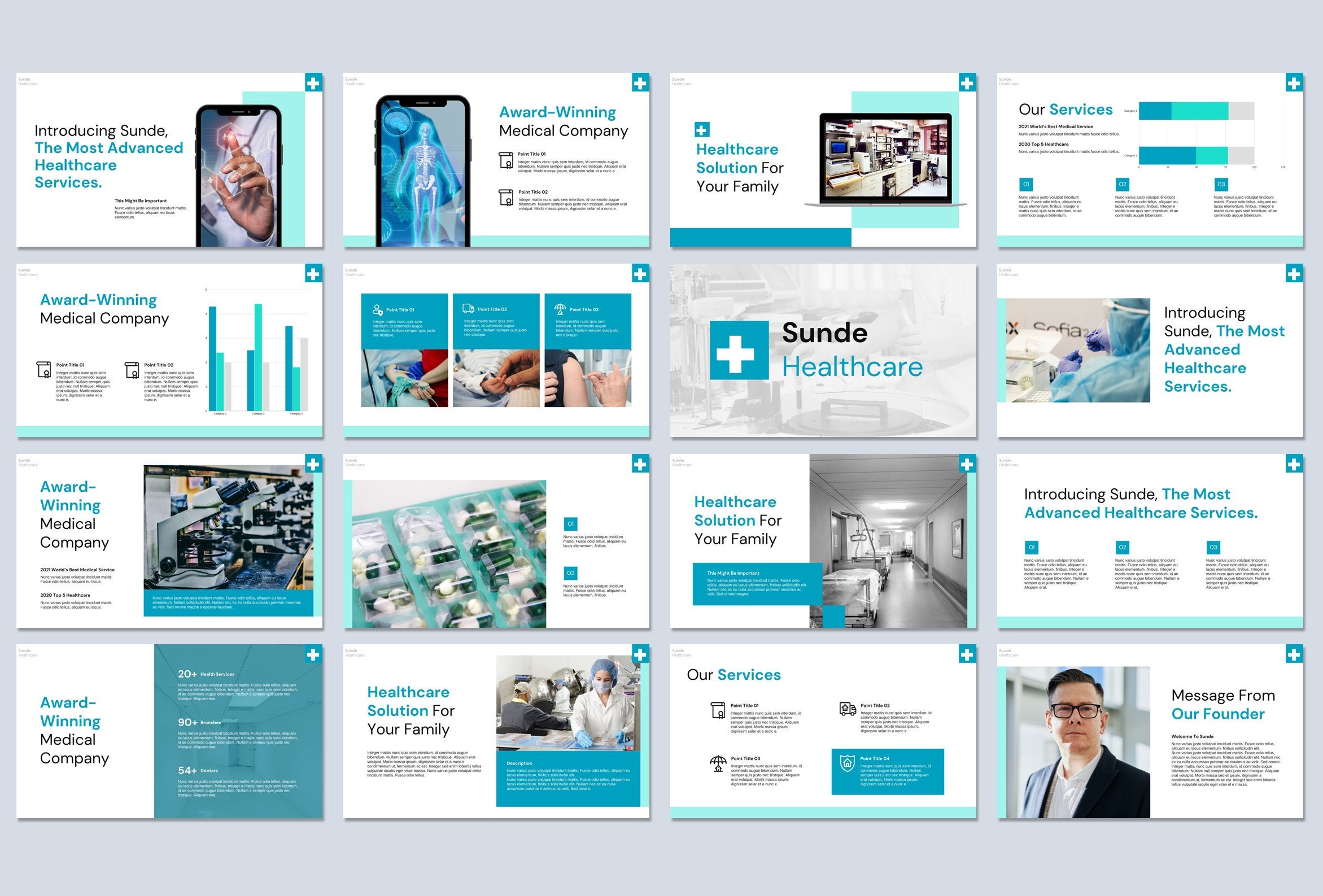 Medical Canva Presentation Template for Clinic, Healthcare, Doctor ...