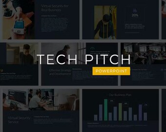Smart Technology Powerpoint Template for Business Presentations & Pitches Innovative Tech PPT ...