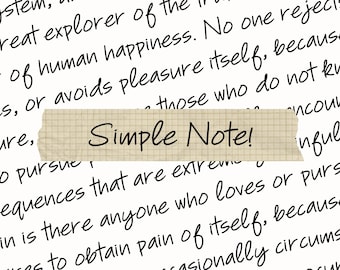 Student Note Font - Etsy