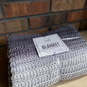 CROCHET PATTERN, Cozy Lines Crochet Blanket, PDF Throw Pattern - Etsy