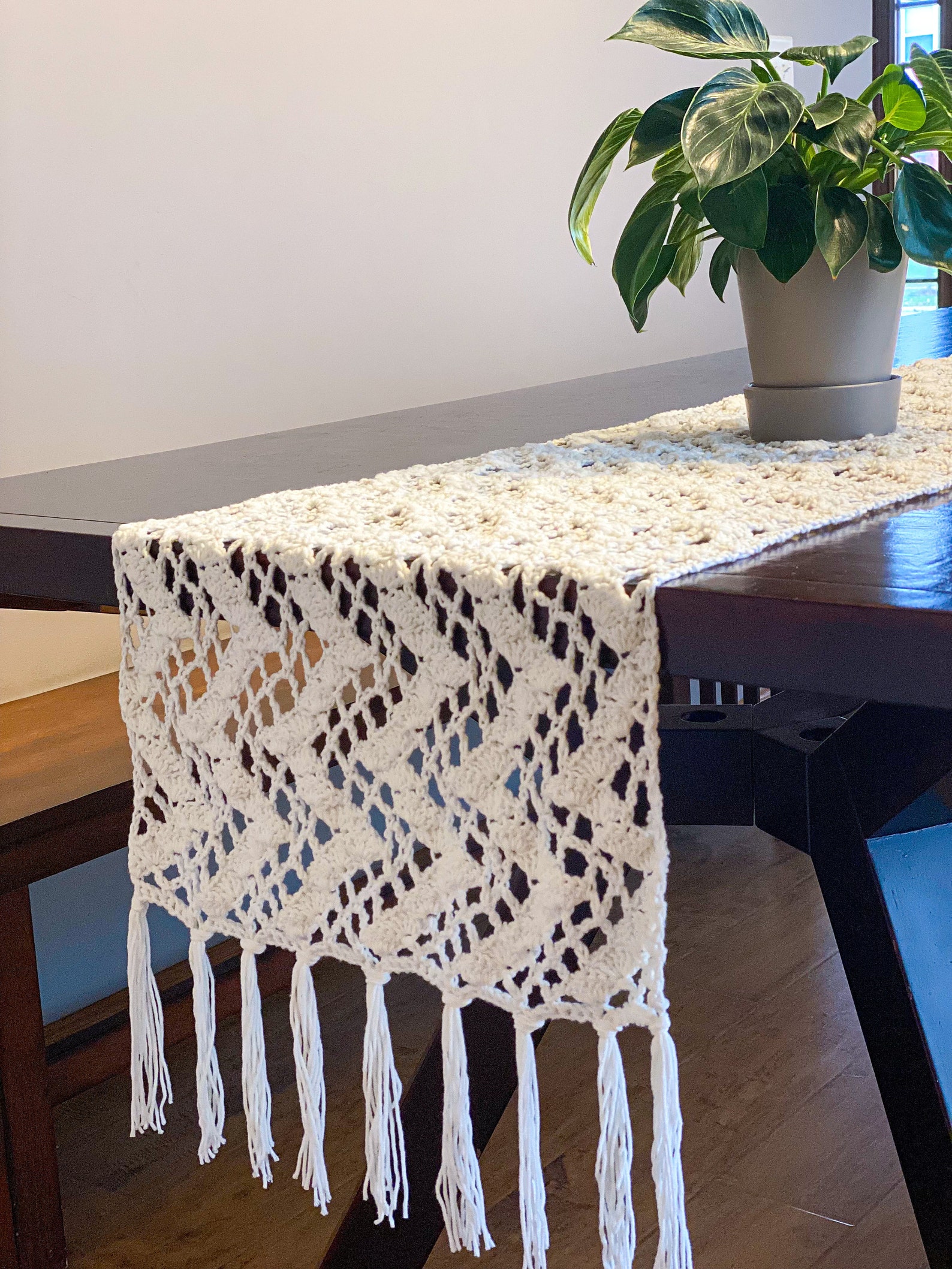 PDF Zigzag Table Runner Crochet Pattern, Table Runner Pattern, Home ...