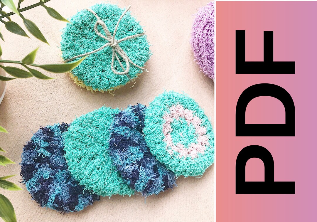 Dish Scrubbies Pattern, Reusable Double Dish Scrubbies and Makeup ...