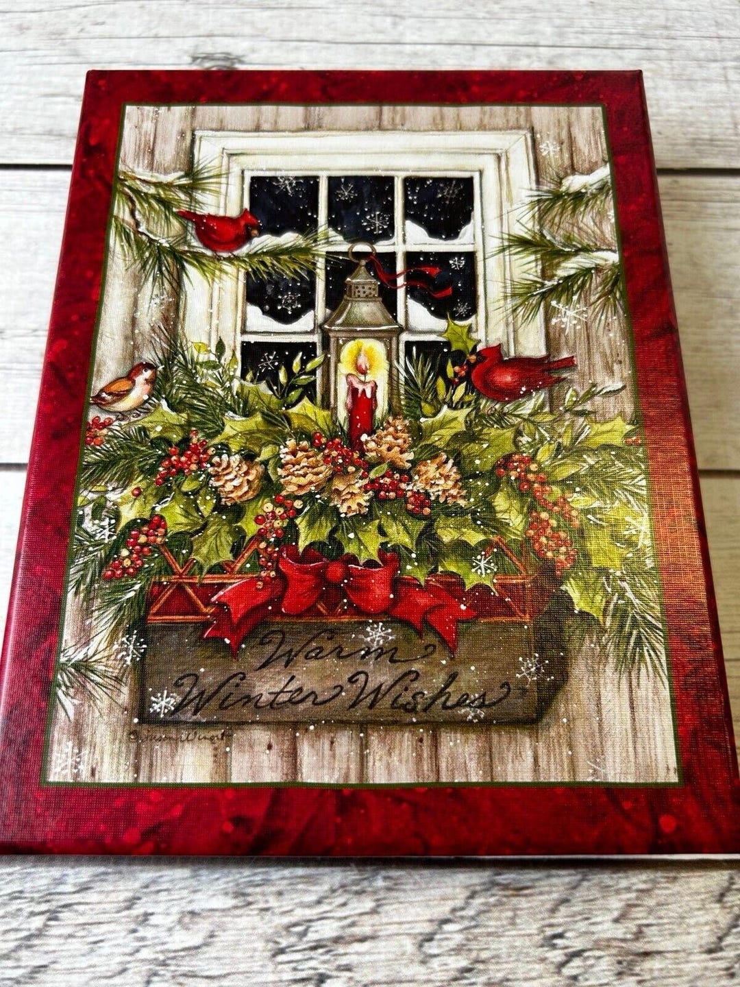 Susan Winget Window Box and Snow Cards With Envelopes Set Christmas - Etsy