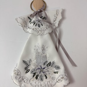 Handcrafted Wooden Spoon Angel, Handmade Christmas Decor, Unique Tree ...