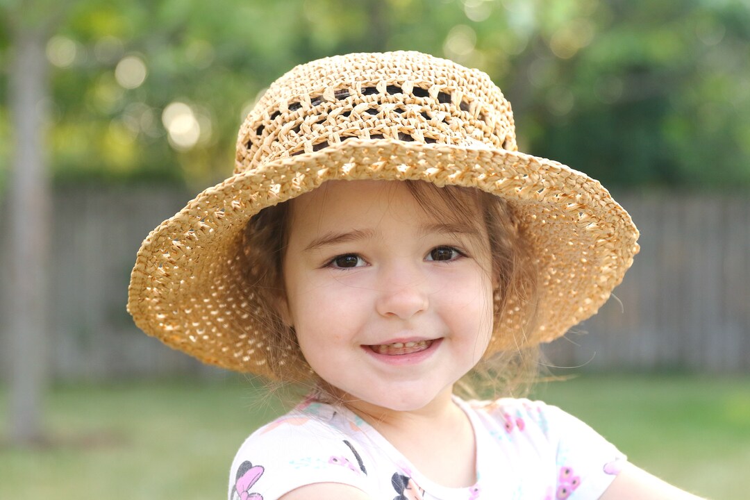 Crochet Pattern for Susie Sun Hat, Summer Hat Pattern, Raffia Hat ...