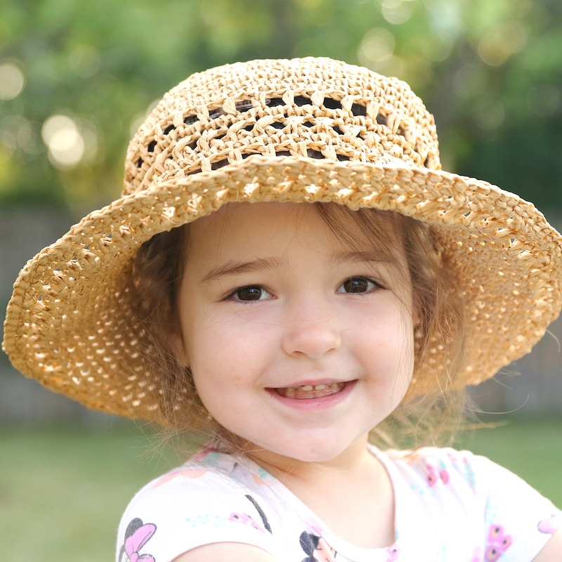 Girls Straw Hat - Etsy