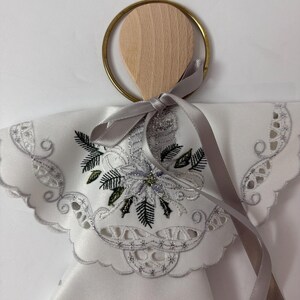 Handcrafted Wooden Spoon Angel, Handmade Christmas Decor, Unique Tree ...
