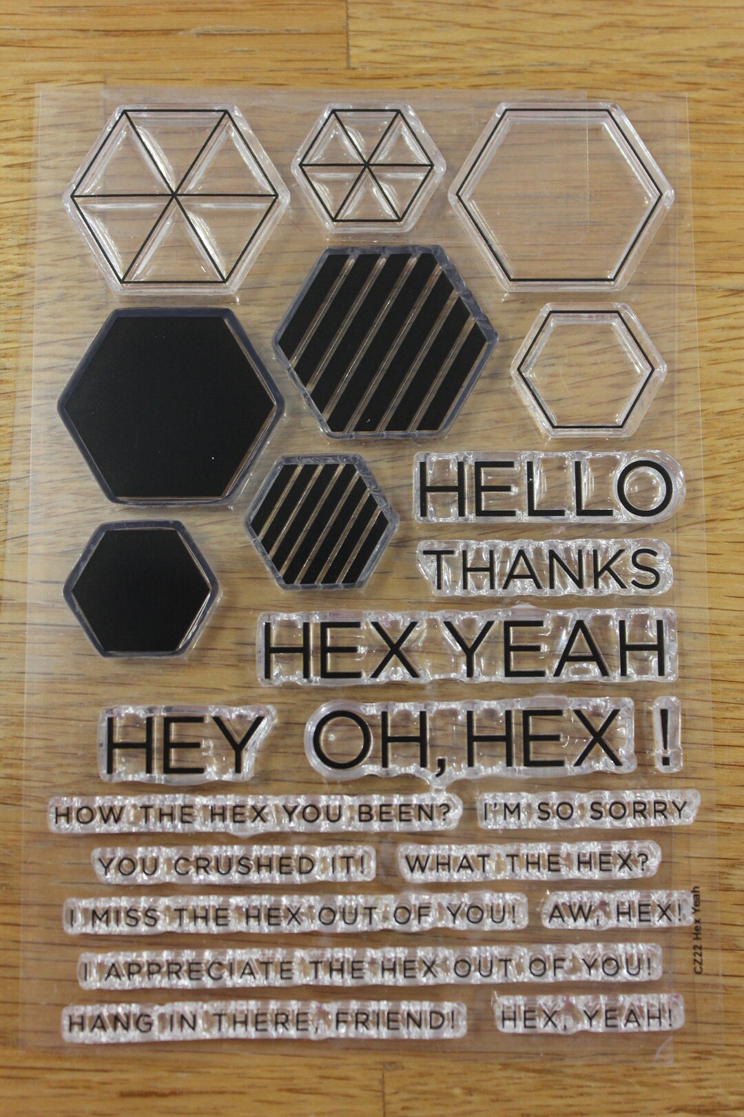 Simon Says Stamp Hex Yeah Stamp Set - Etsy