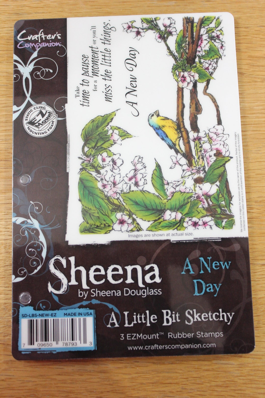 Crafters Companion Sheena A Little Bit Sketchy - A New Day Rubber ...