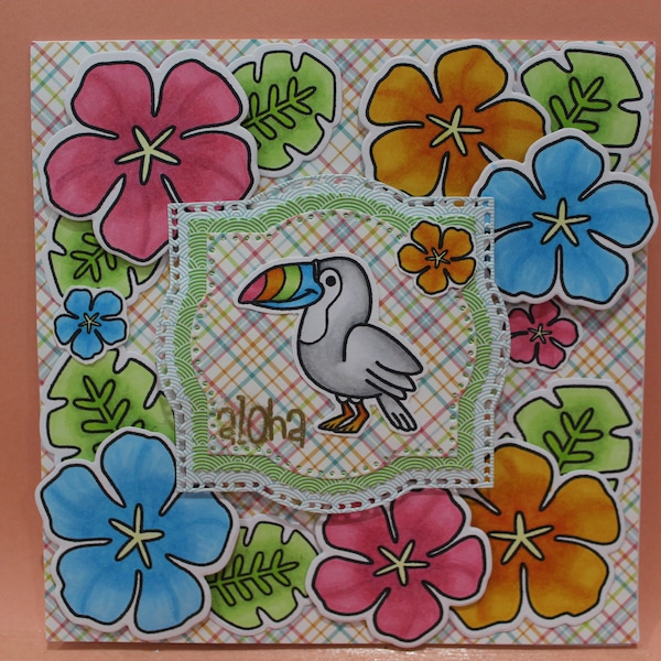 Aloha Greeting Card - Etsy