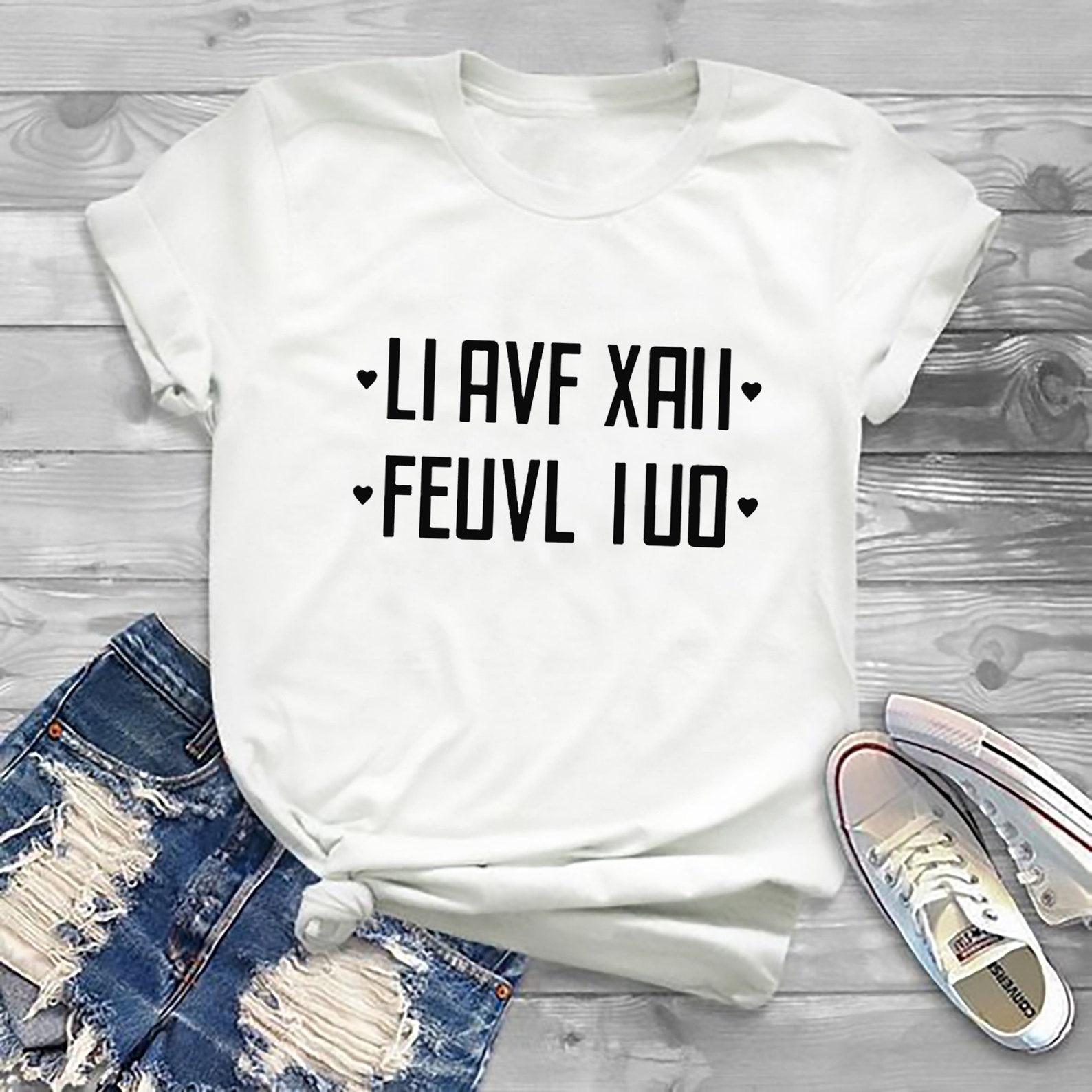 I Love You Shirt Hidden Message T Shirt Funny Hidden Words | Etsy