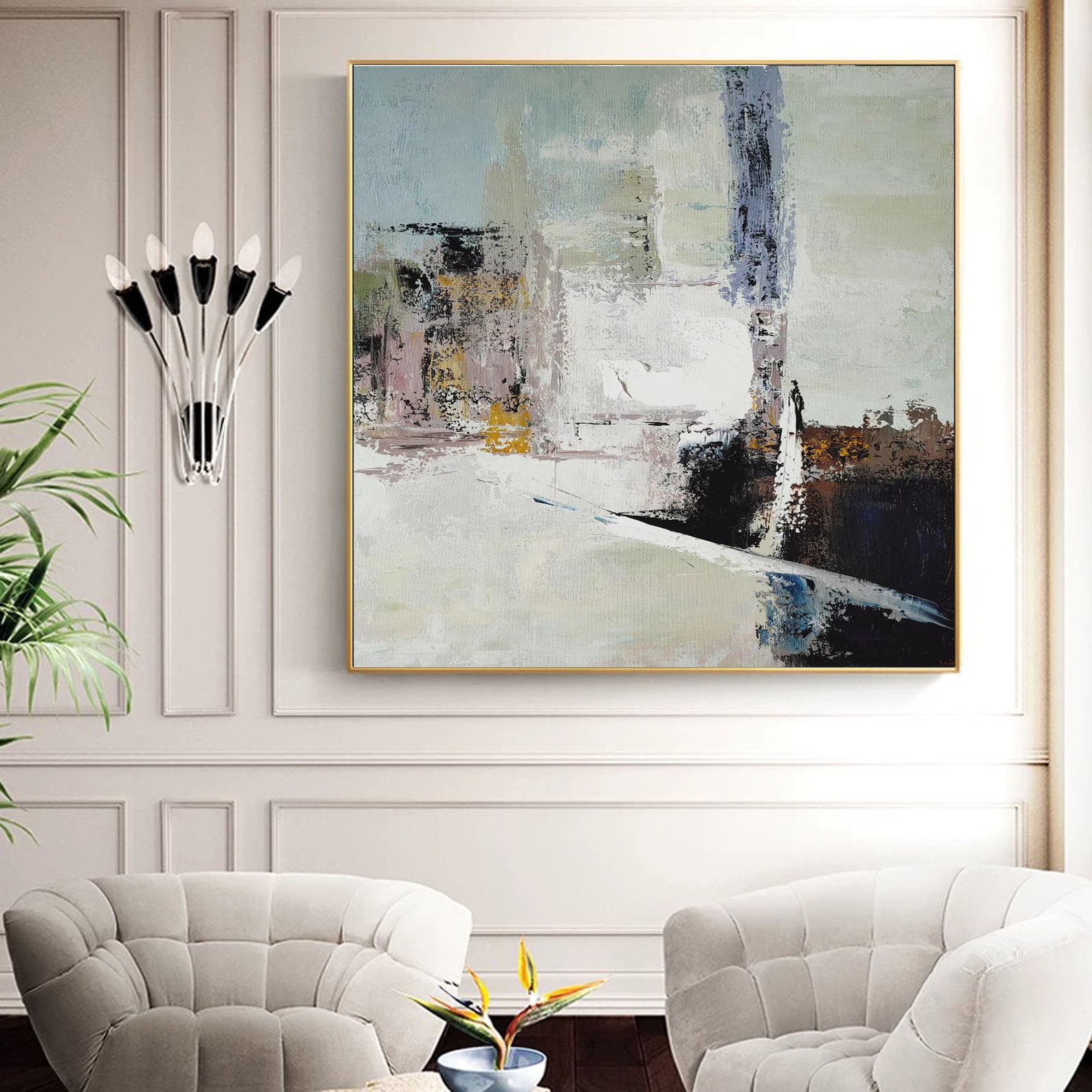 Extra Large Canvas Wall Art,abstract Painting Original Large,abstract ...