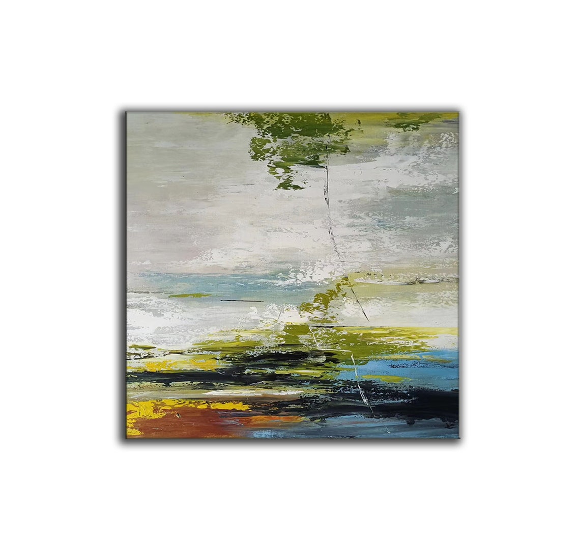 Large abstract canvas art original abstract painting on | Etsy