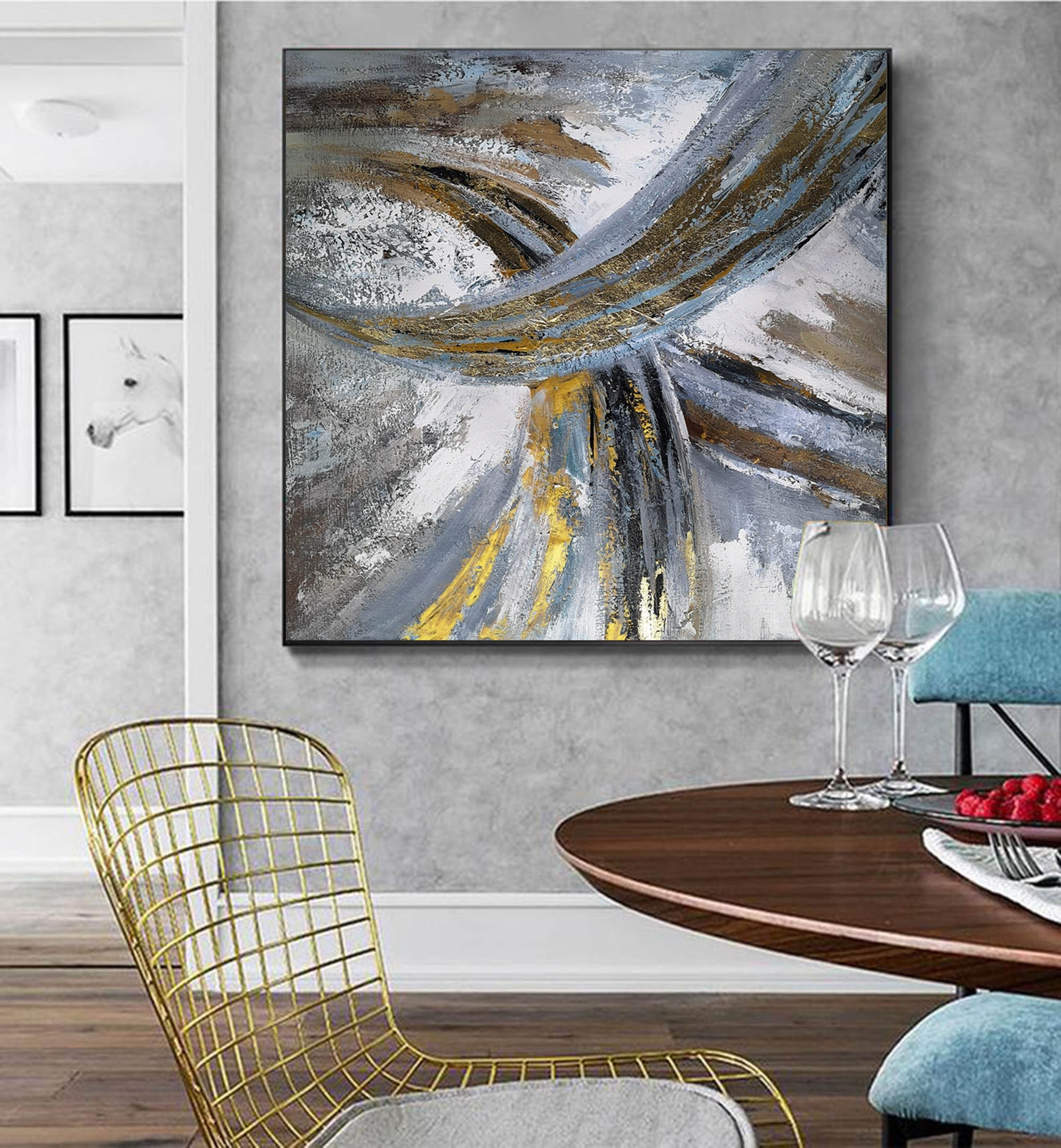 Large abstract paintingoriginal abstract art on canvas | Etsy