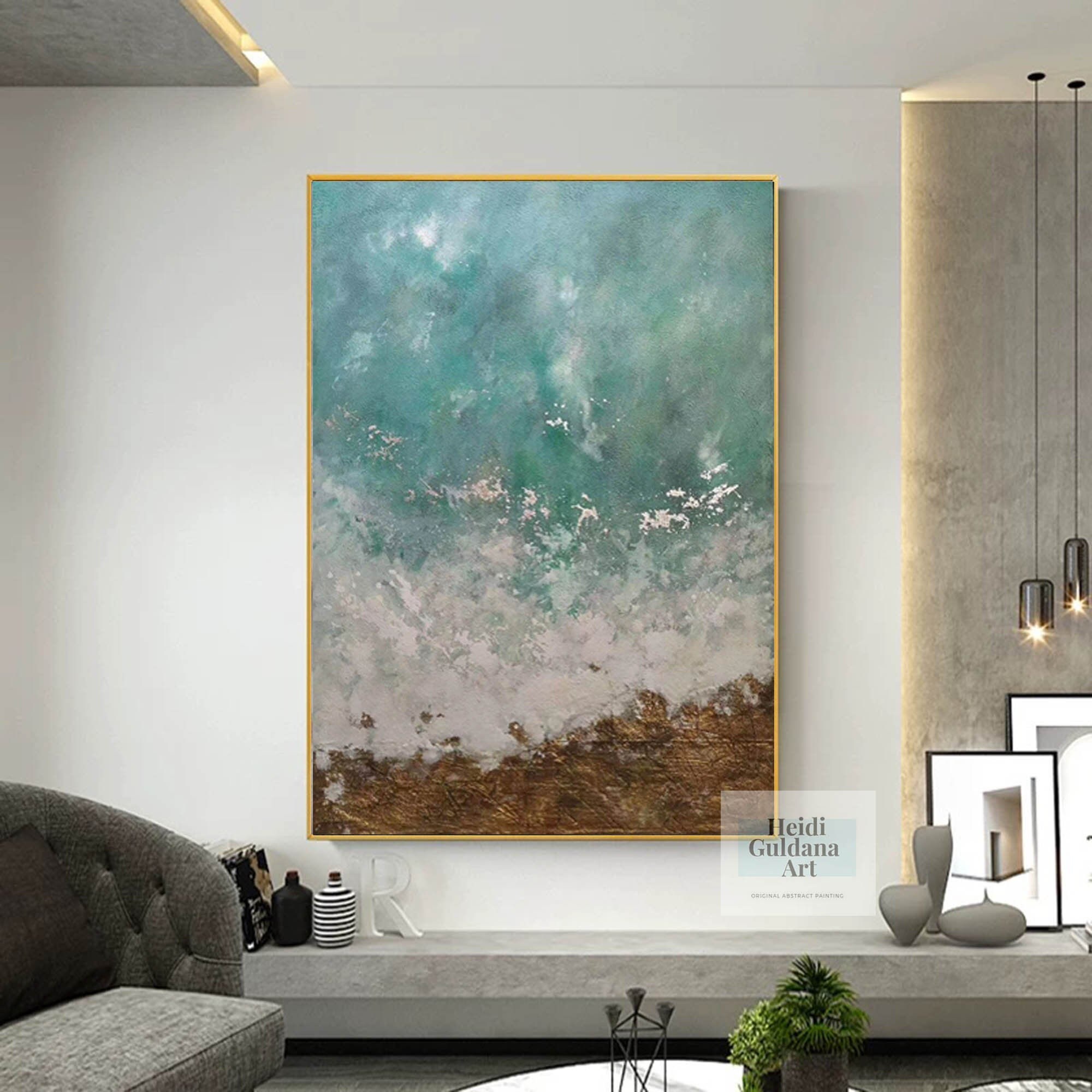 Extra Large Wall Art Canvas, Original Abstract Oil Painting, Large ...