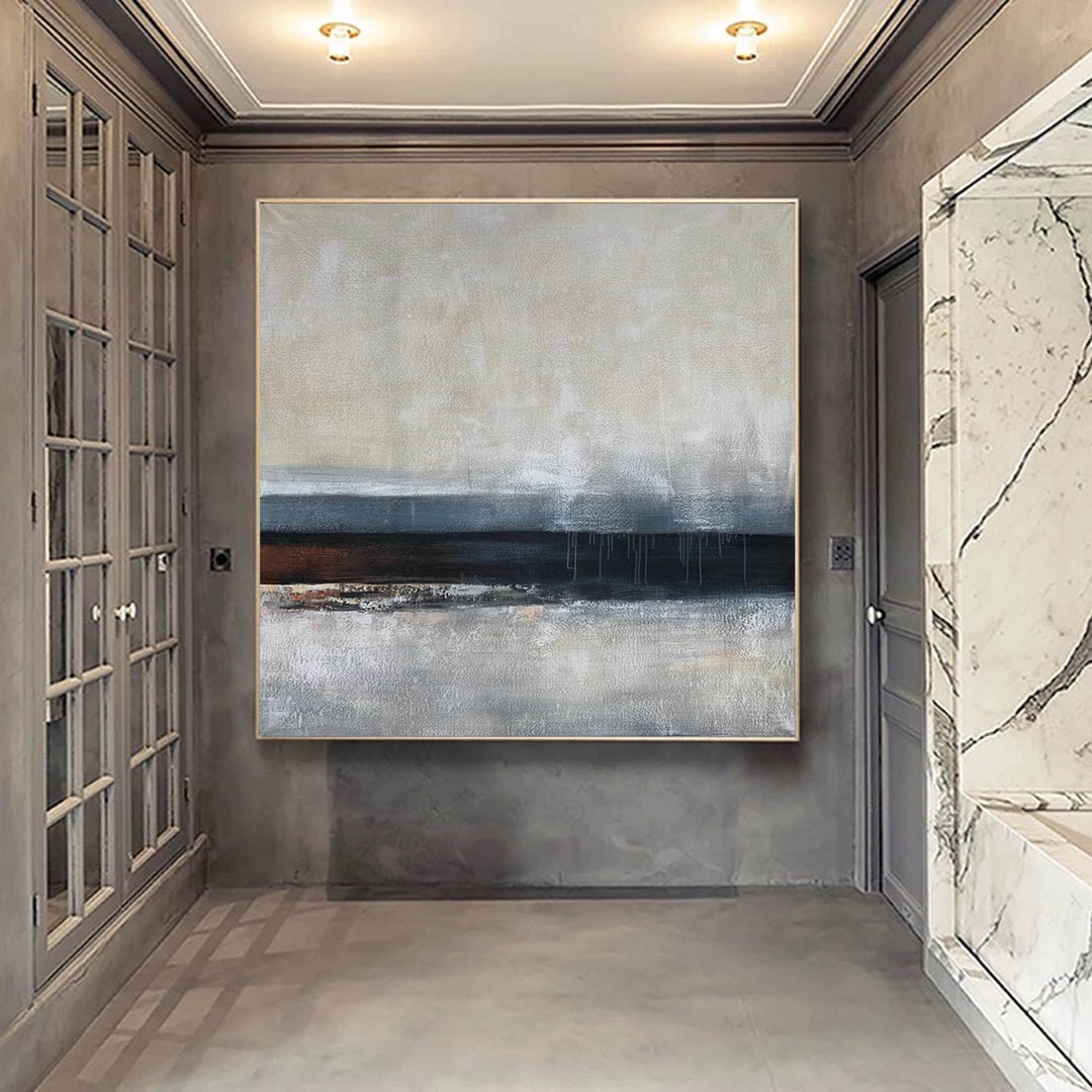 Extra Large Abstract Painting Landscape,large Abstract Canvas Art ...