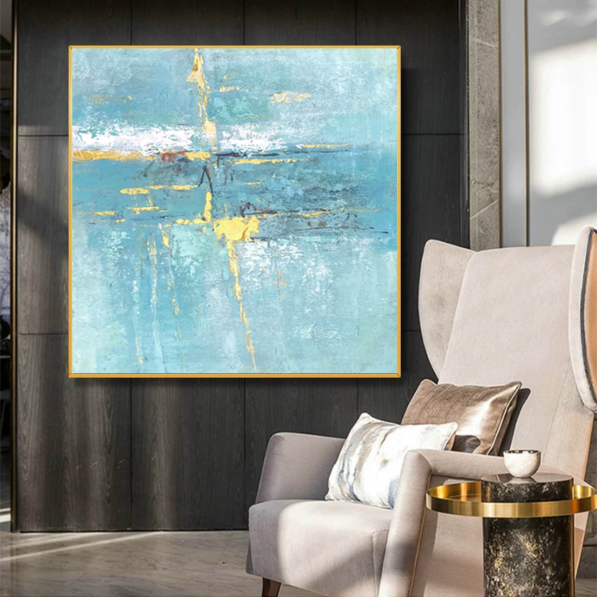 Extra large canvas art large abstract acrylic paintingmodern | Etsy