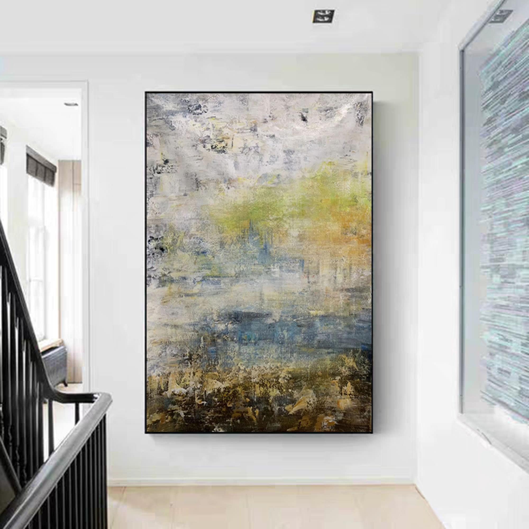 Contemporary painting canvaslarge wall art abstractmodern | Etsy