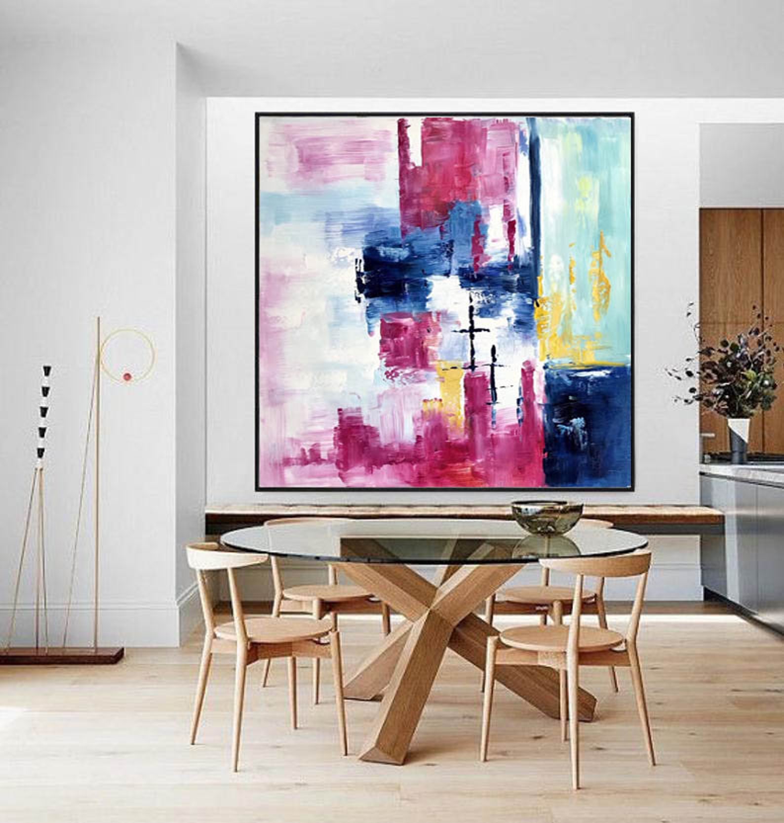 Large modern wall art paintinglarge abstract wall art | Etsy