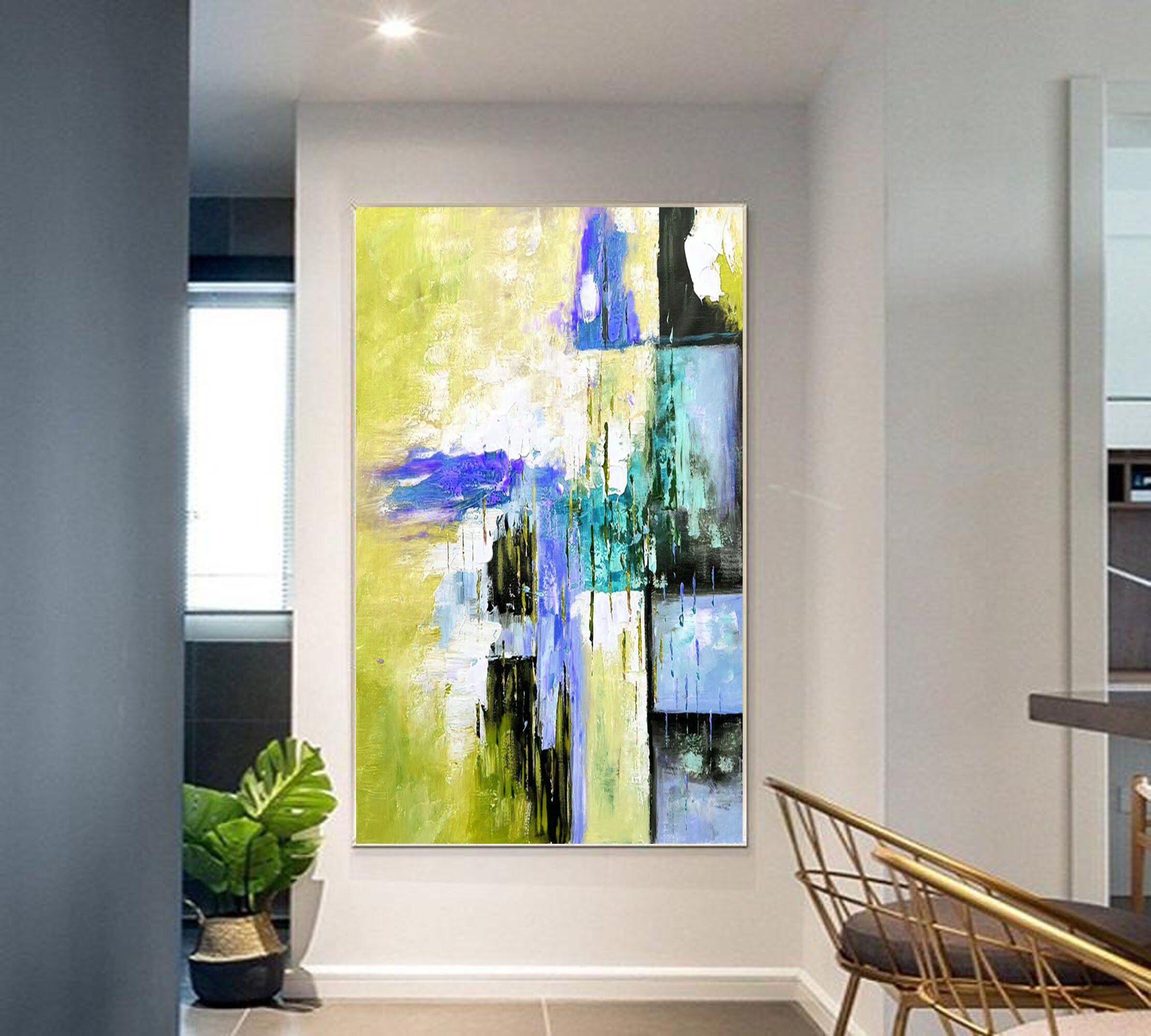 Extra Large Canvas Wall Art,large Abstract Painting on Canvas ...