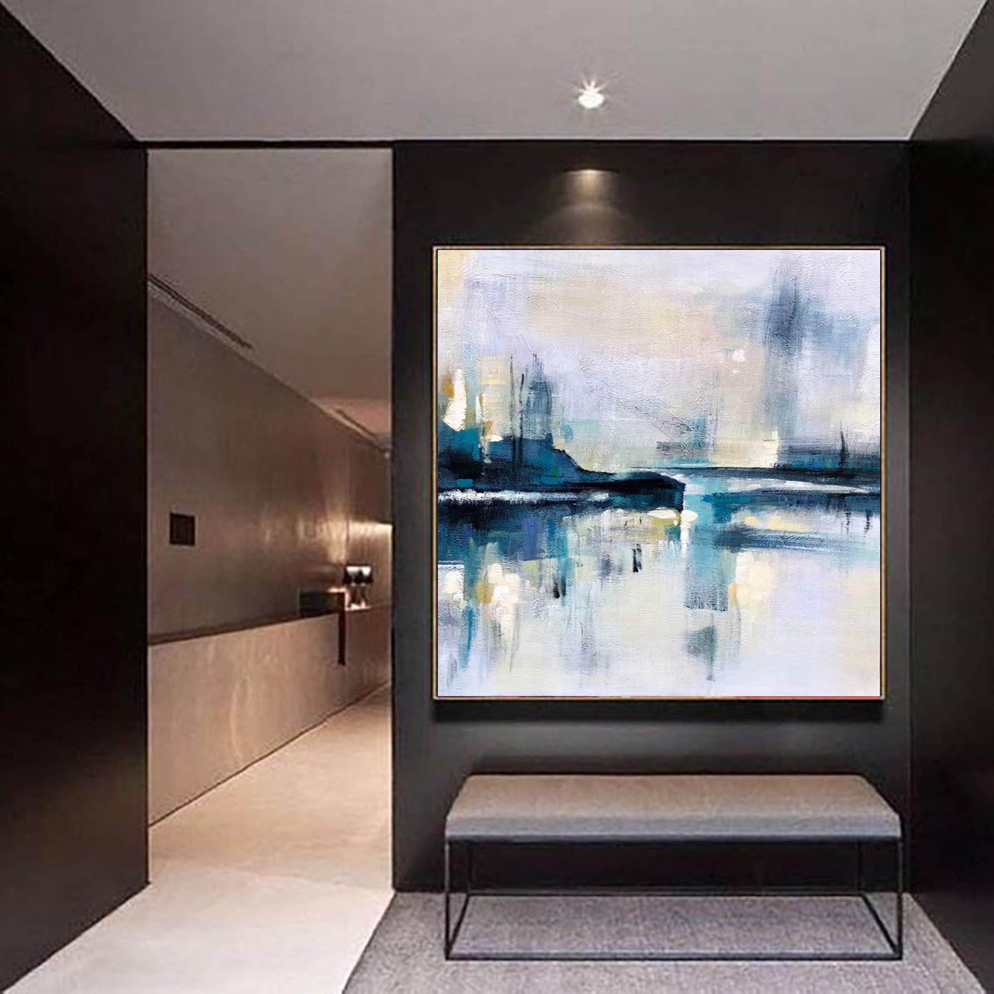 Large Canvas Art Abstract Paintinglarge Acrylic | Etsy