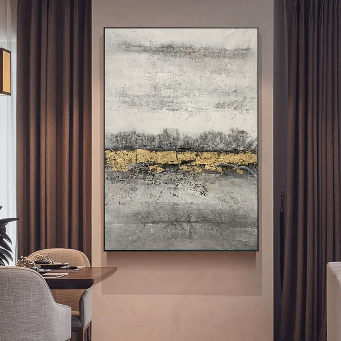 Large Canvas Wall Art Original Abstract Painting on Canvas - Etsy