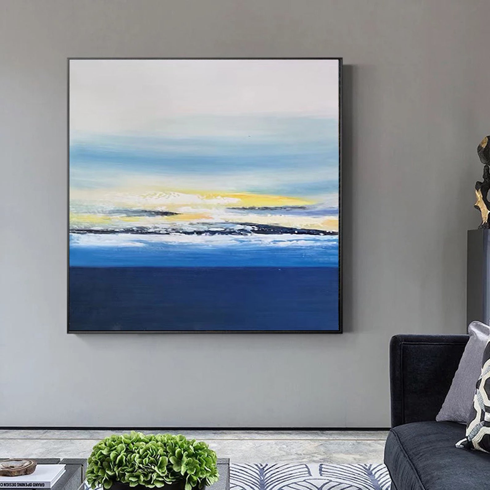 Large Landscape Painting on Canvas Originalhuge Wall - Etsy