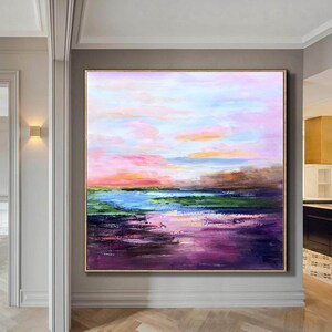 Extra Large Oil Painting Large Canvas Art,original Large Abstract ...