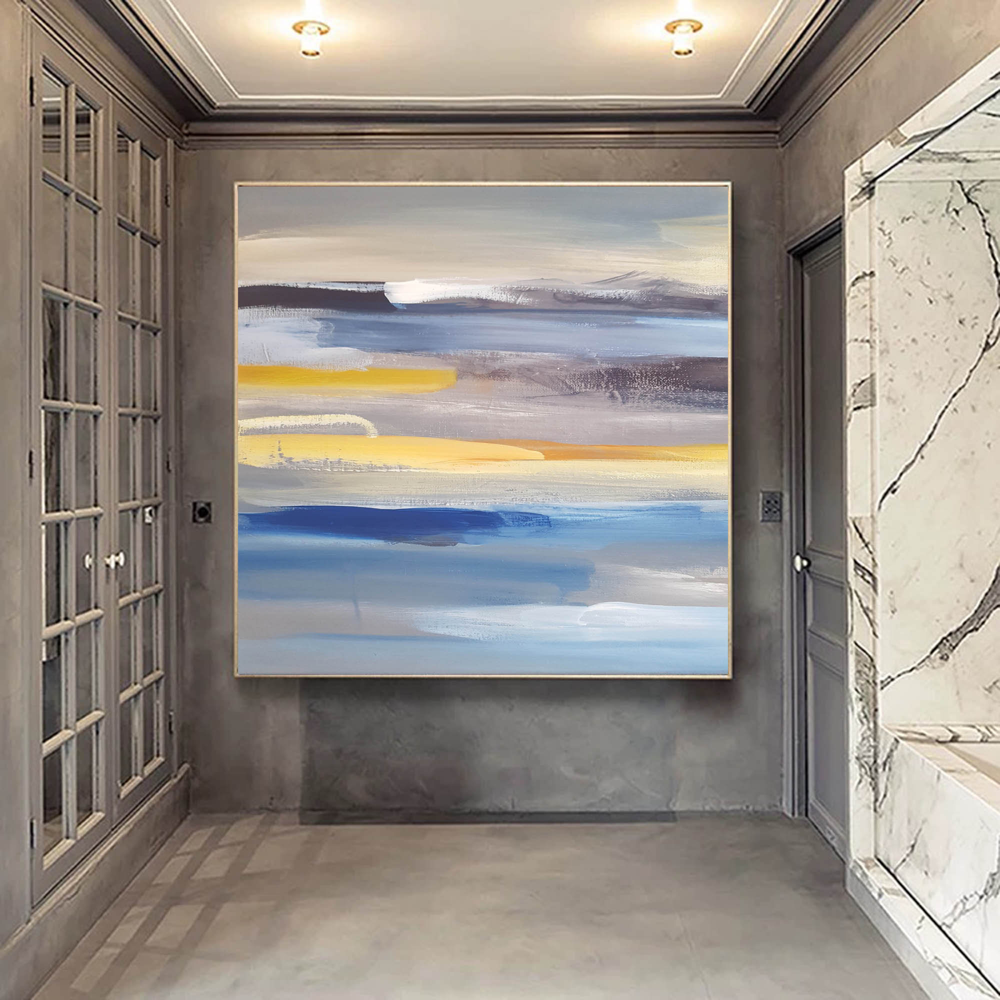 Large original abstract paintinglarge abstract canvas | Etsy