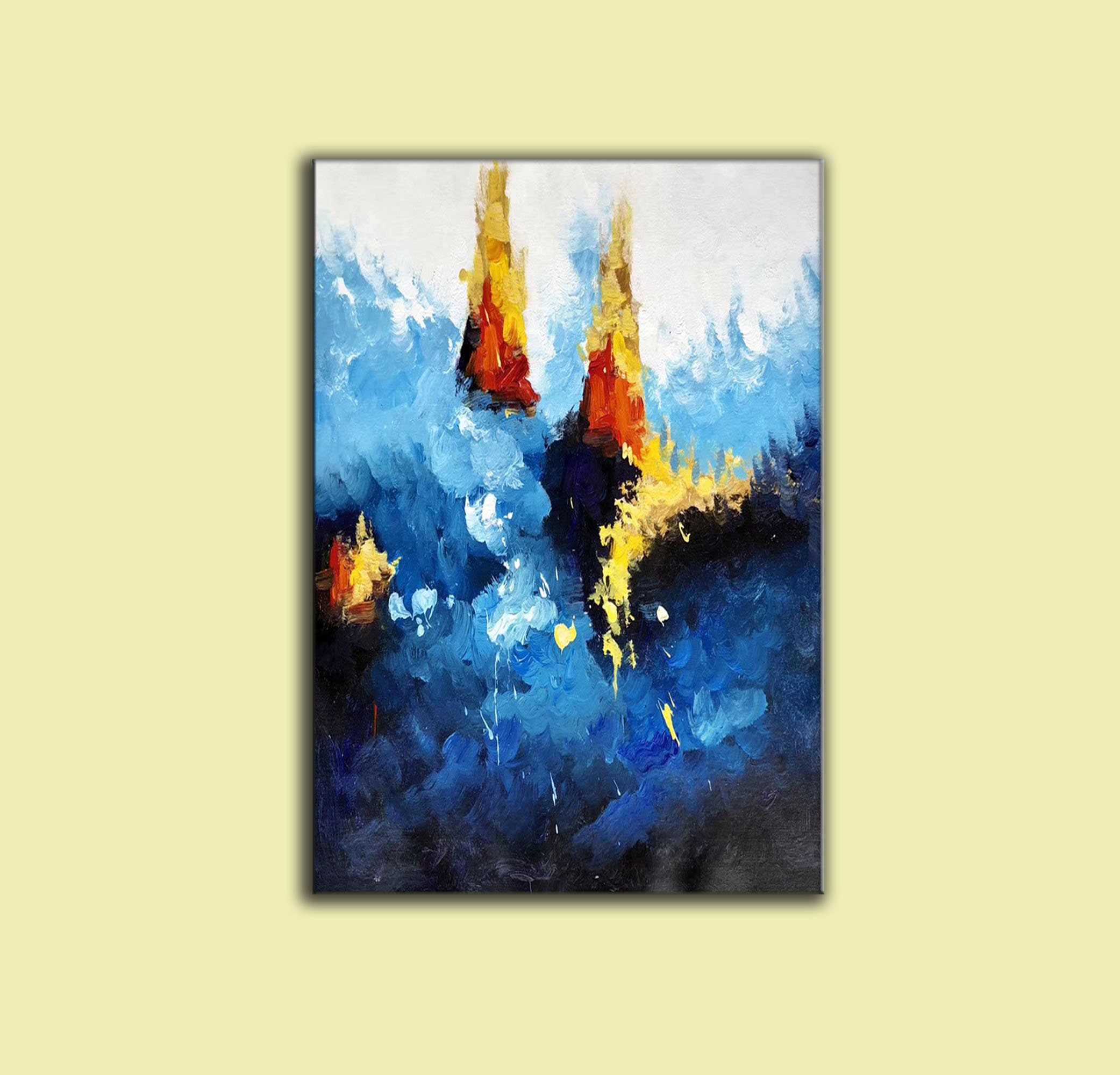 Modern Abstract Painting on Canvasextra Large Wall Art | Etsy