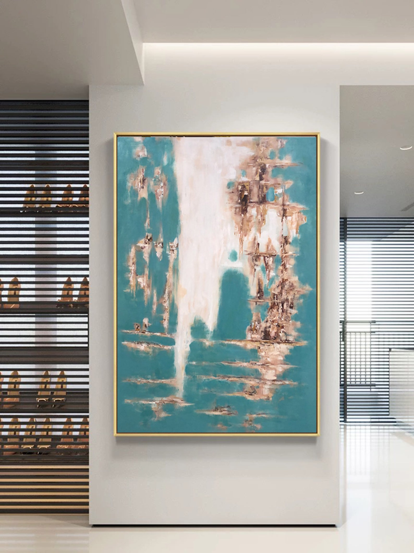 Large Oil Painting Original,large Abstract Canvas Art,oversized Wall ...
