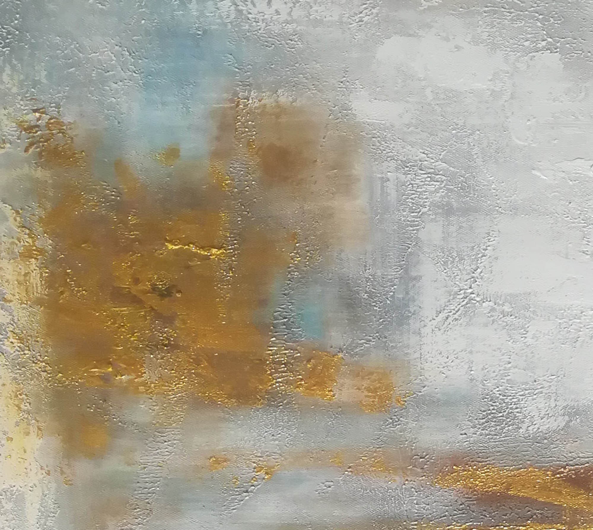Minimalist Abstract Art Paintinggold Paintinglarge Abstract | Etsy