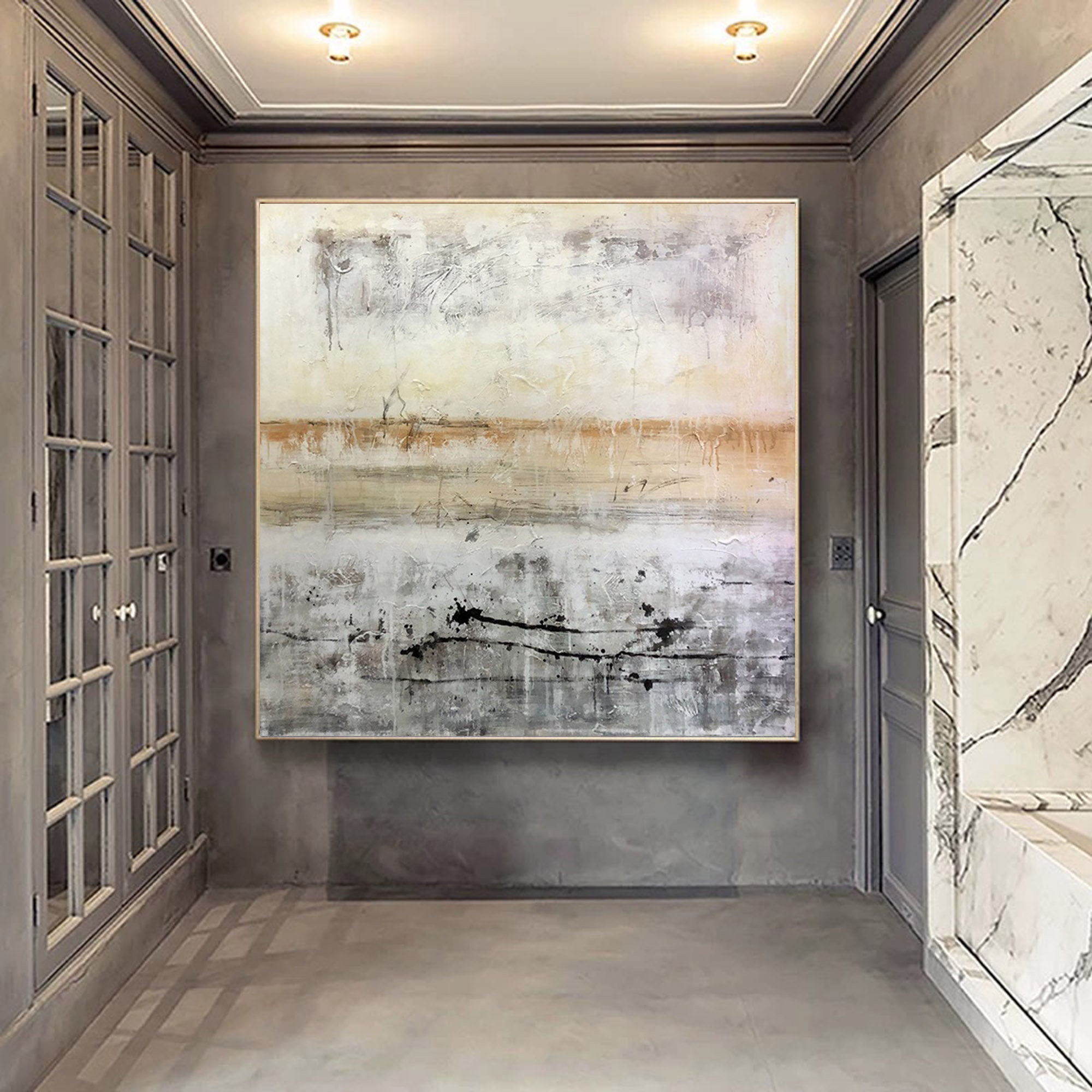 Modern abstract painting originalabstract oil painting on | Etsy