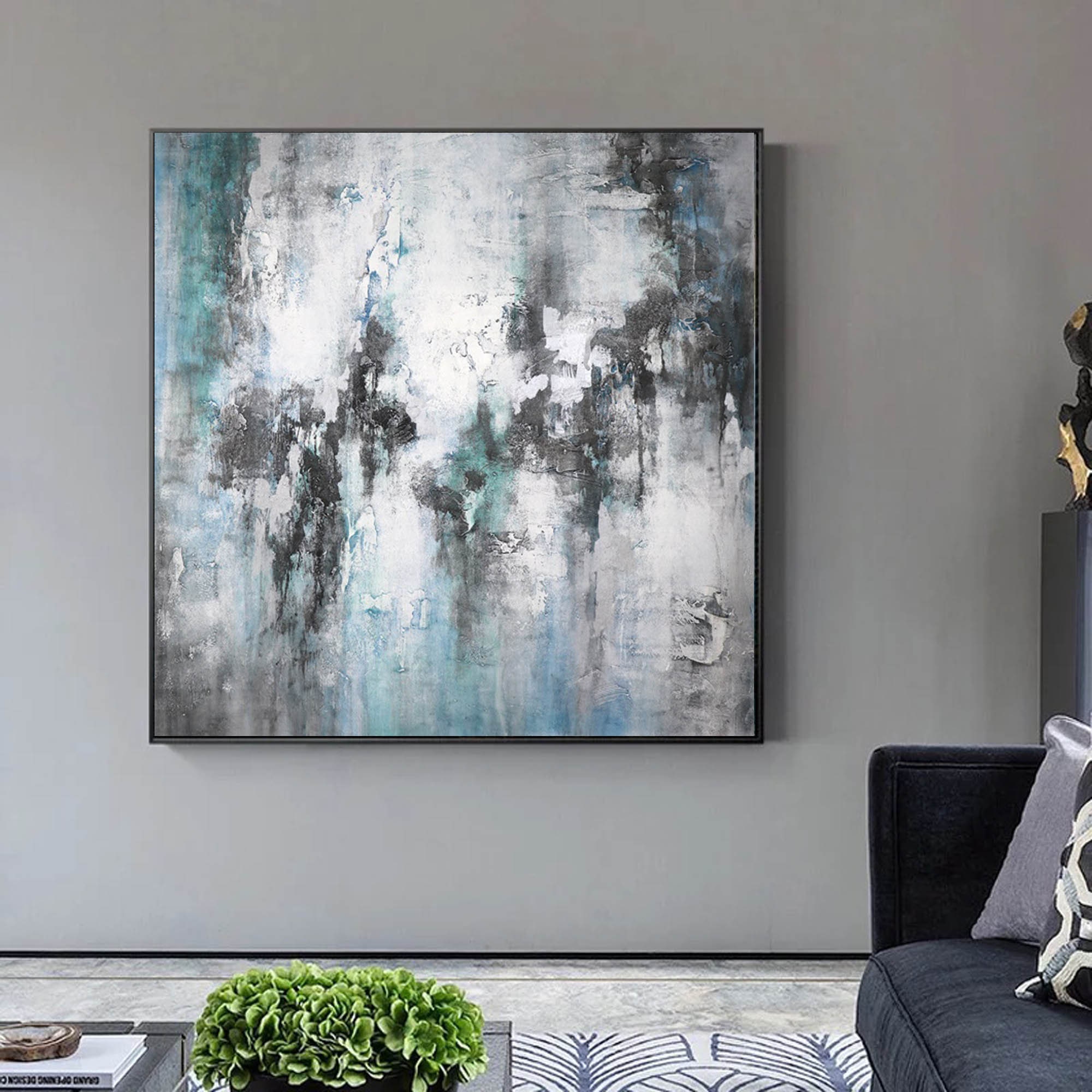 Large abstract painting canvas original abstract oil | Etsy