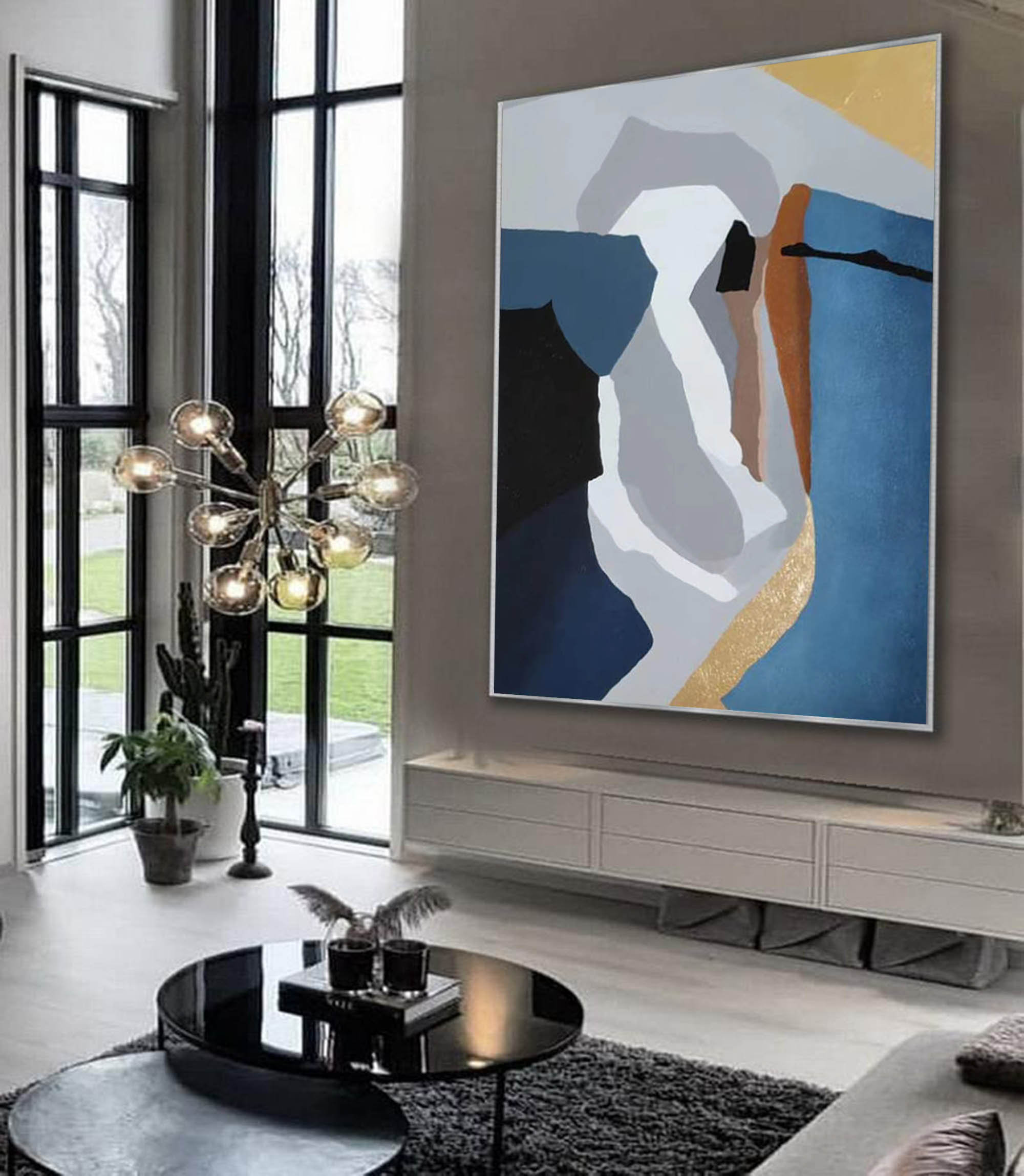 Modern Abstract Paintings on Canvas Original, Large Canvas Art,extra ...