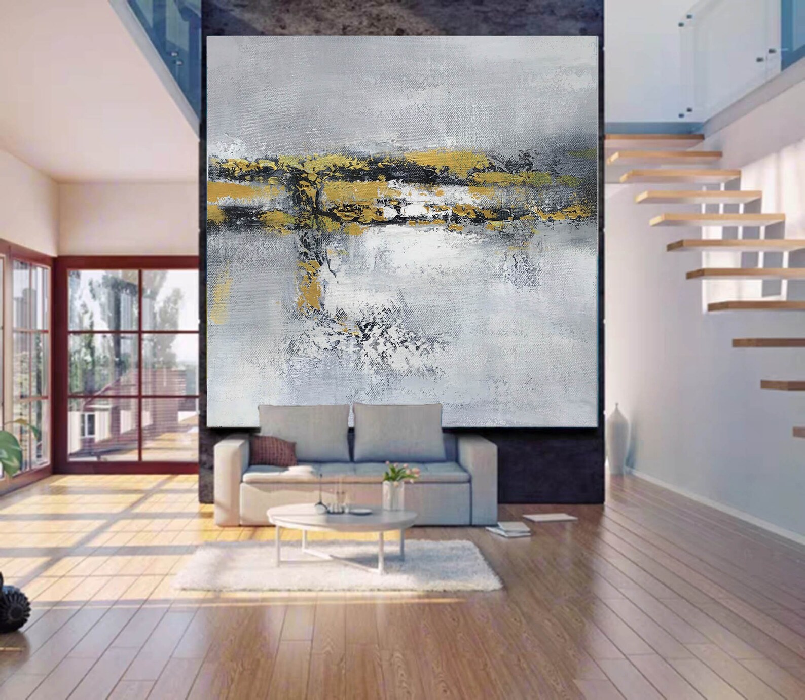 Large Modern Abstract Paintinglarge Oil Painting | Etsy