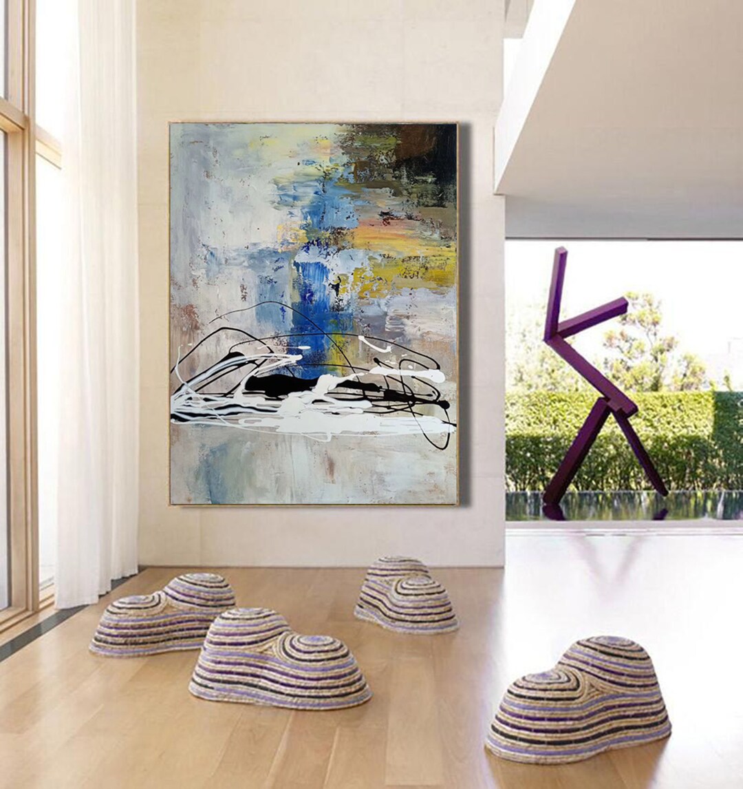 Modern Abstract Painting,extra Large Wall Art,large Canvas Art ...
