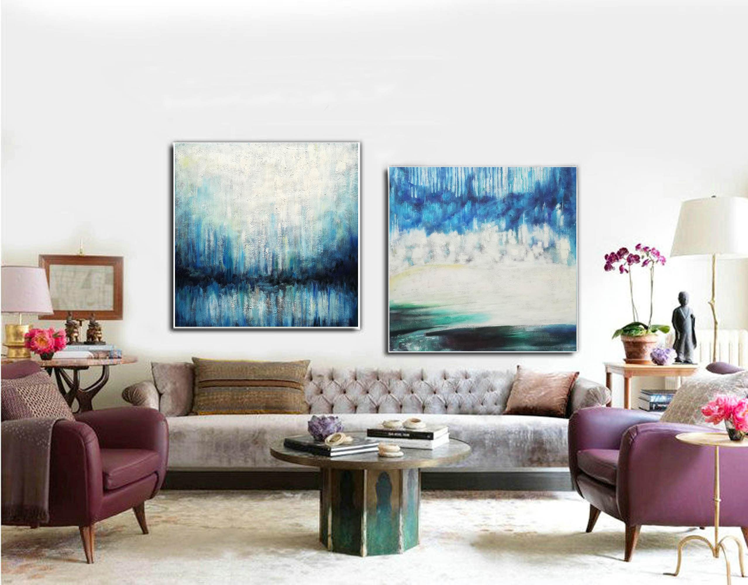 Large Wall Art Abstract Canvas Art Canvas Wall Art | Etsy