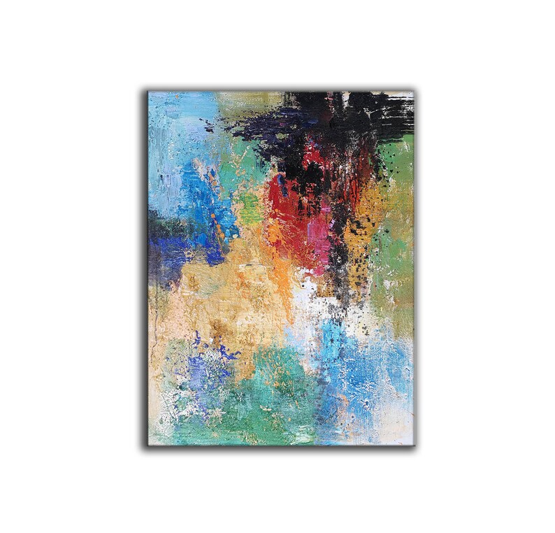 Colorful Painting Canvas,original Abstract Painting,extra Large Wall ...