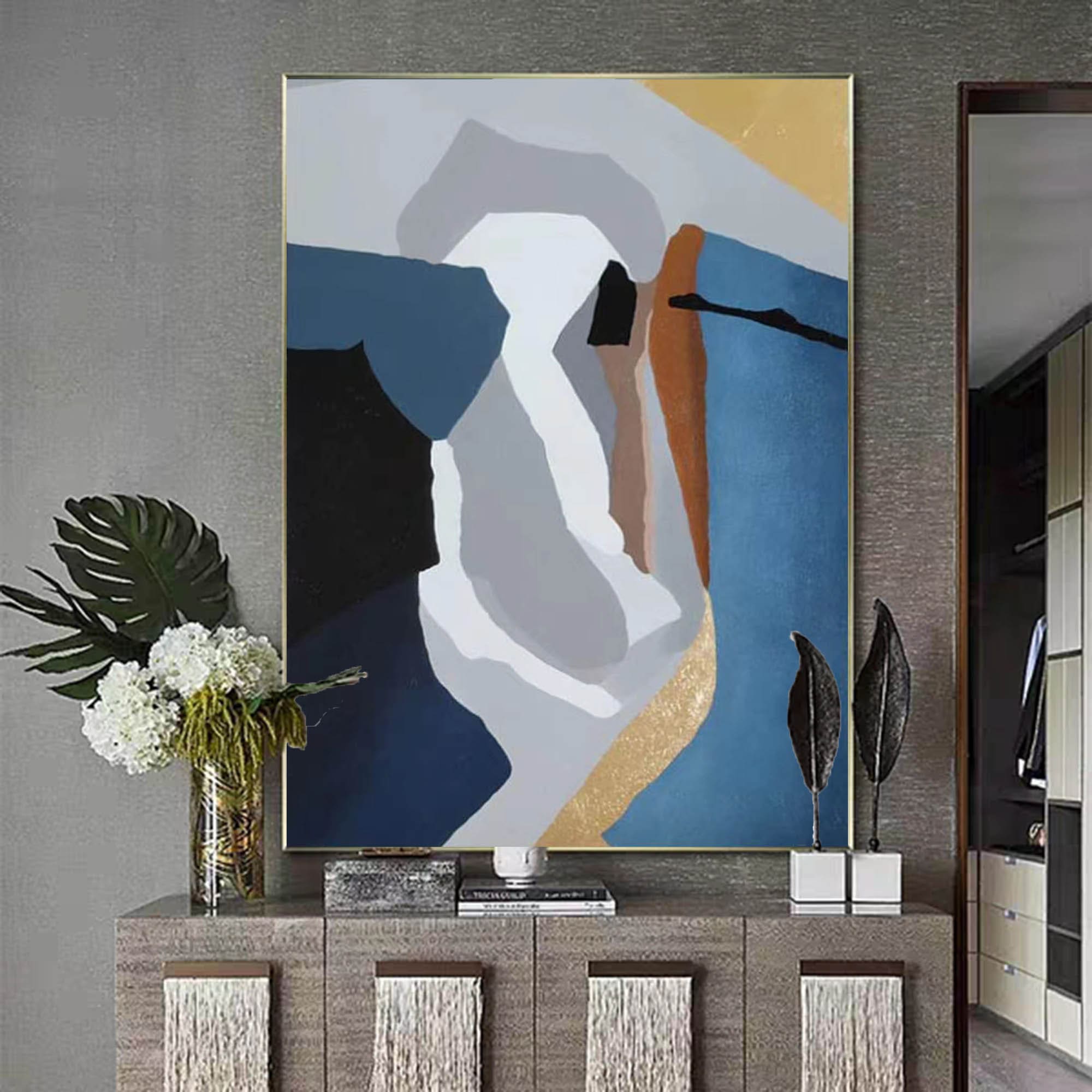 Modern Abstract Paintings on Canvas Original, Large Canvas Art,extra ...