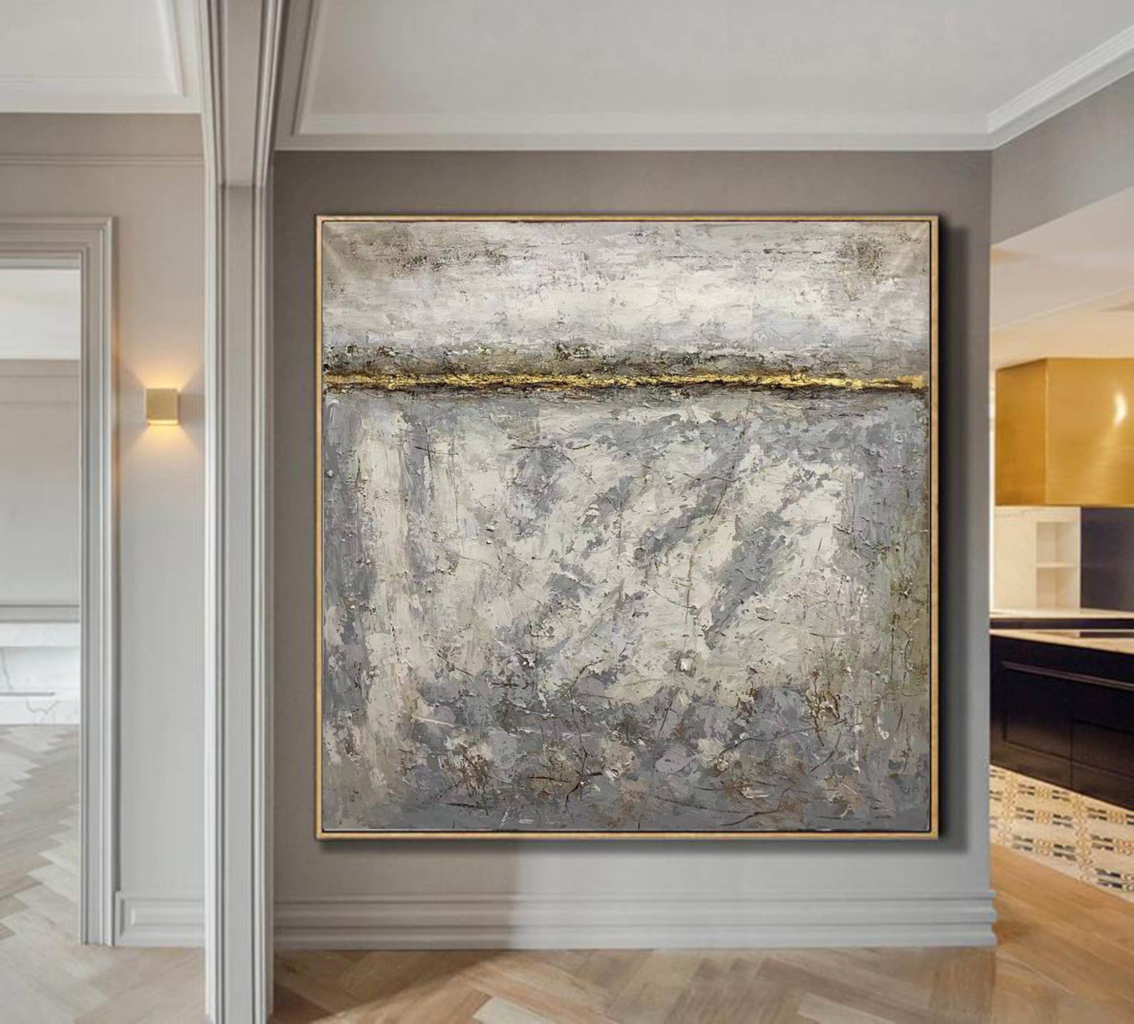 Extra Large Wall Art Modern Abstract Painting on Canvas | Etsy